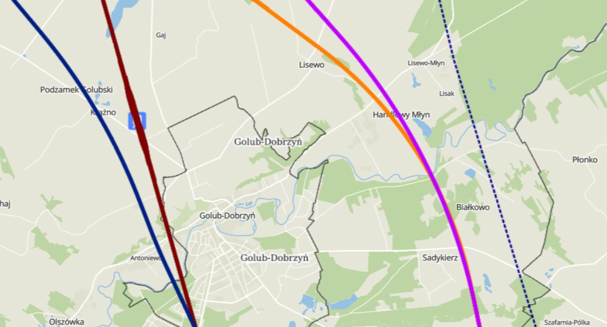 Jest oficjalna mapa linii kolejowej do CPK - wiadomości
